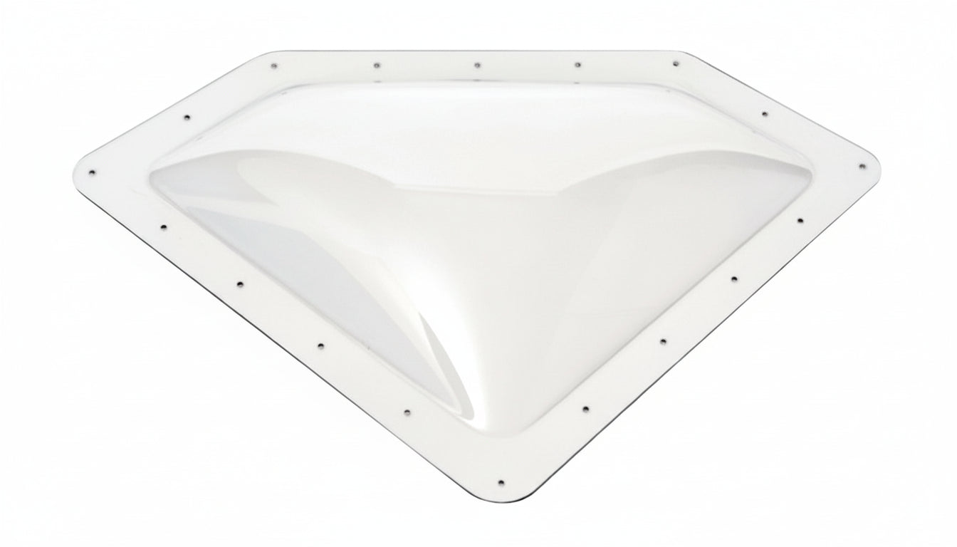Icon Direct | Clear Neo-Angle Skylight 30 x 13 | 01870 | 4 Inch Bubble