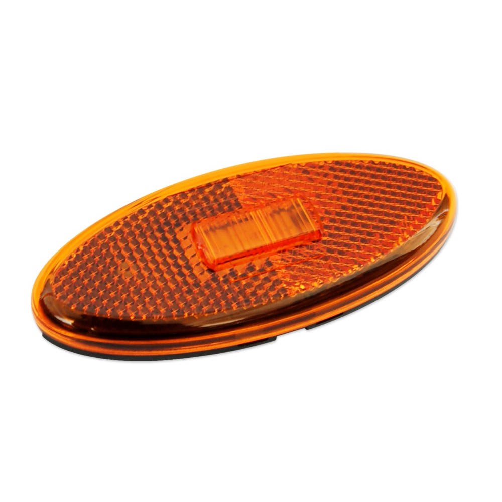 Dream Lighting | Oval Amber LED Side Marker | CMO-B-SRA | 12V | Cleara