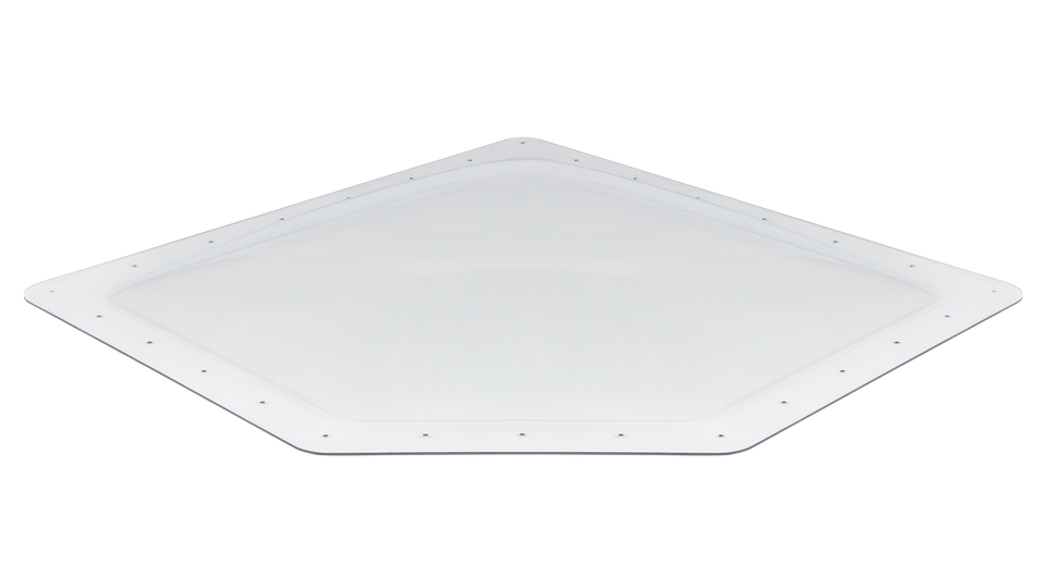 Icon Direct | Clear Neo-Angle Skylight 27 x 17 | 15247 | 4 Inch Bubble