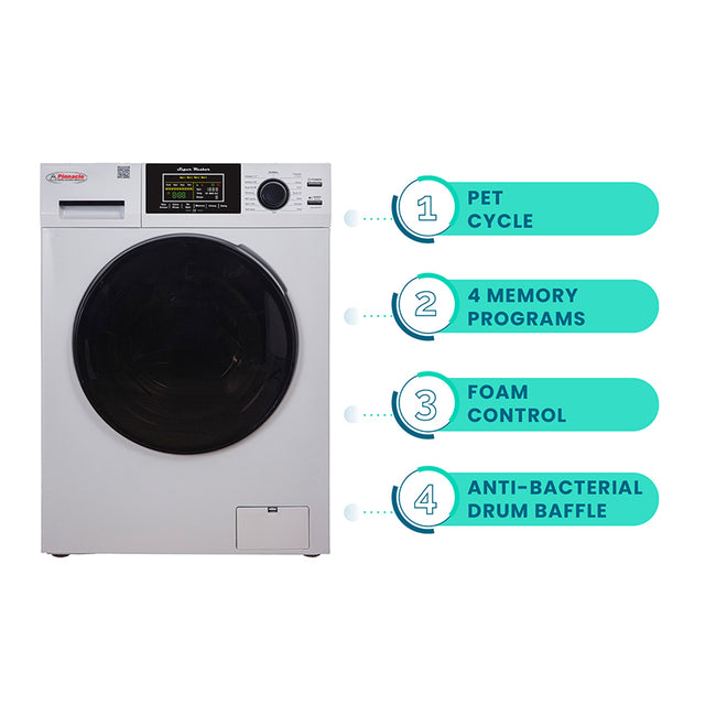 Pinnacle | Super Washer L | 22-826LW | 15lb Capacity | 1.6 Cu. Ft | Wh