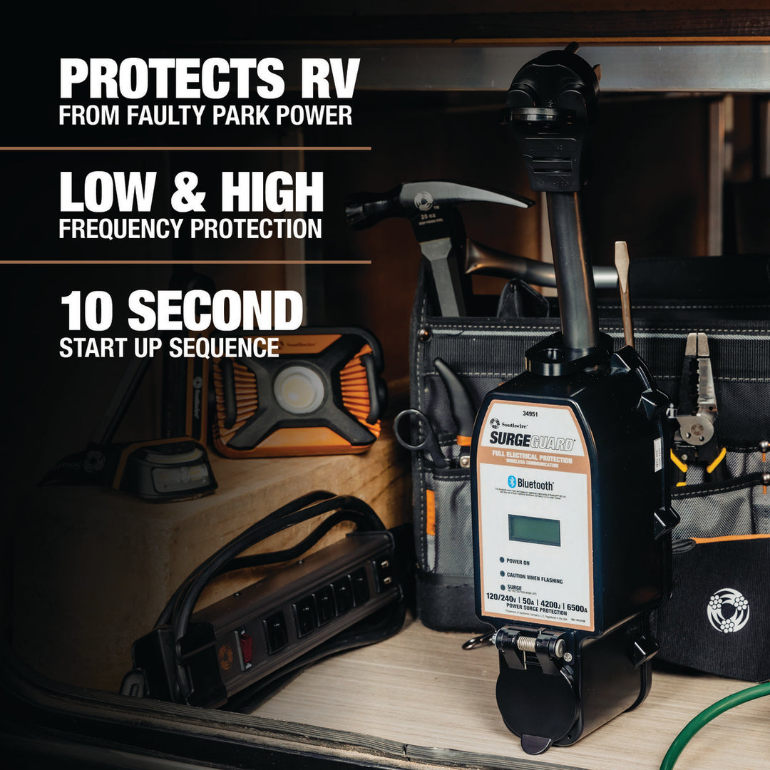 Southwire | 50 Amp Surge Protector | 34951 | Bluetooth | Compatible wi