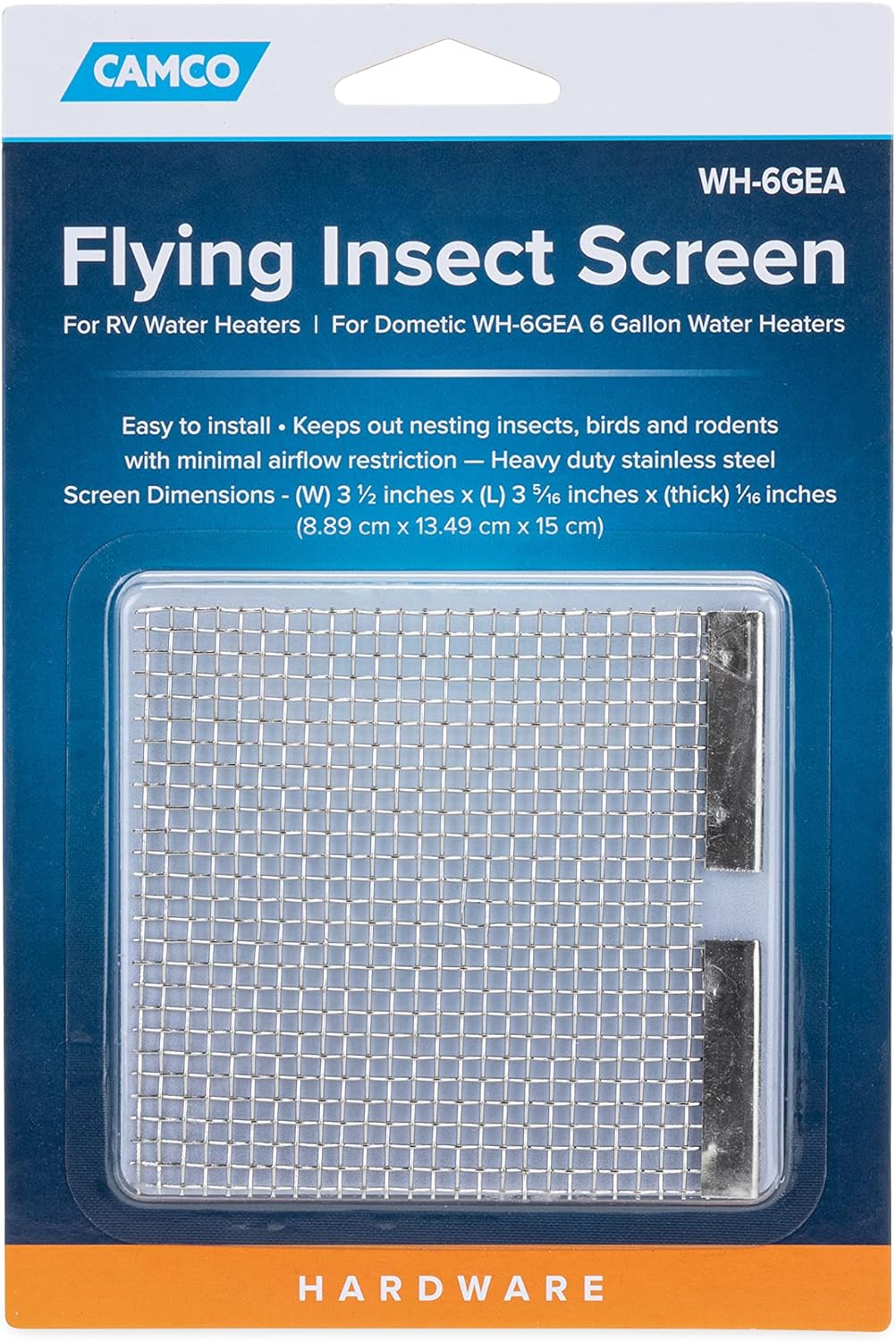 Camco | Flying Insect Screen | 2829444 | for Dometic WH Series Water H