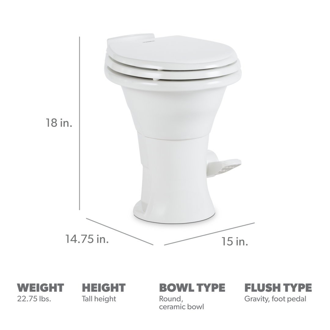 Dometic | 310 RV Toilet | 302310081 | White