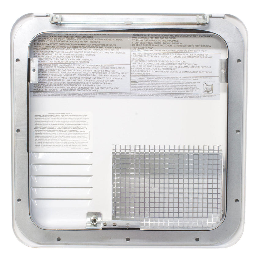 Suburban | RV Water Heater Access Door | 6287AEB | 6261AEB | 6 Gallon