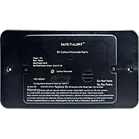 MTI Industries | CO Alarm | 62-542-BL-TR | With Trim Ring | Black